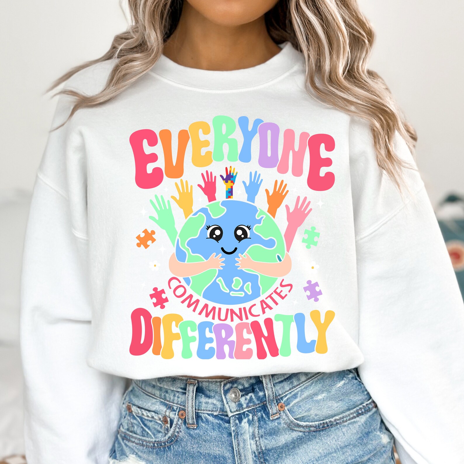 Everyone Communicates Differently Png, Autism Awareness Png, Autism ...
