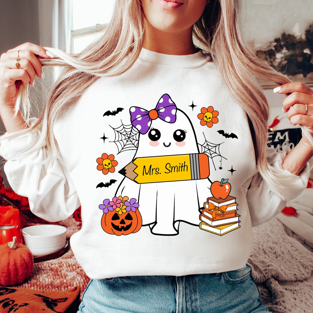 Teacher Halloween Png, Halloween Teacher Pencil Png, Back to School ...