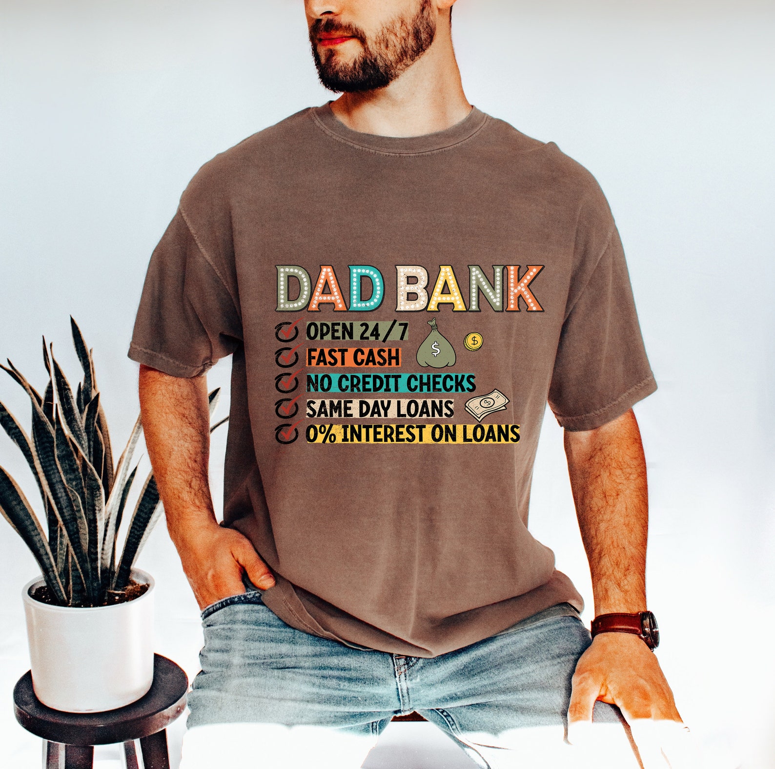 Bank of Dad Png, Father's Day Png, Funny Dad PNG, Fatherhood Png, Dad ...