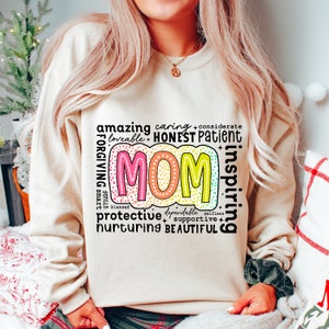 She is Mom PNG, Retro Mother PNG, Blessed Mom Png, Mom Shirt, Mom Life ...