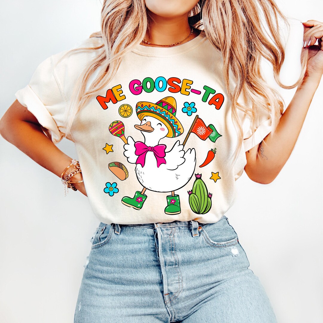 Funny Goose Mexican Png, Cinco De Mayo Goose Png, Funny Mexican Gift ...