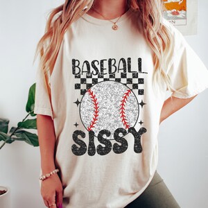 Retro Baseball Sister PNG, Glitter Baseball PNG, Sublimation Design, Digital Download Png ...