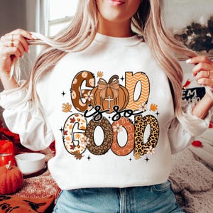 God is so Good Png, Fall Christian Png, Autumn Pumpkin Png, Christian ...