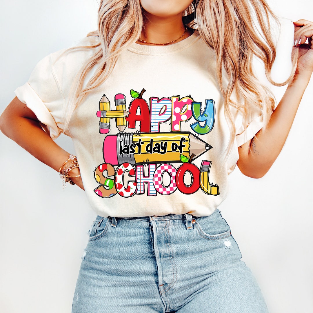 Happy Last Day of School Png, Doodle Teacher Png, End of School Year ...