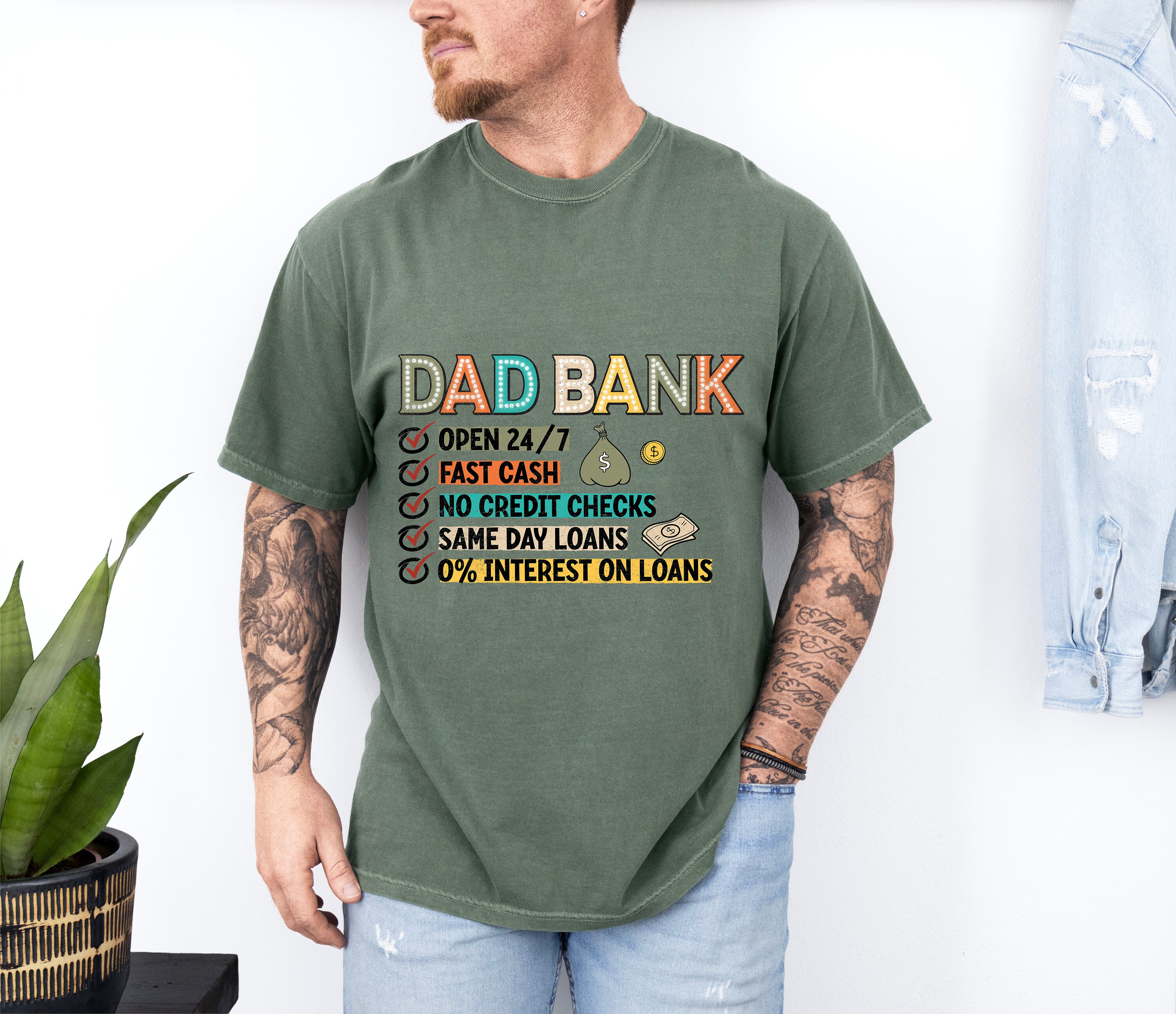Bank of Dad Png, Father's Day Png, Funny Dad PNG, Fatherhood Png, Dad ...