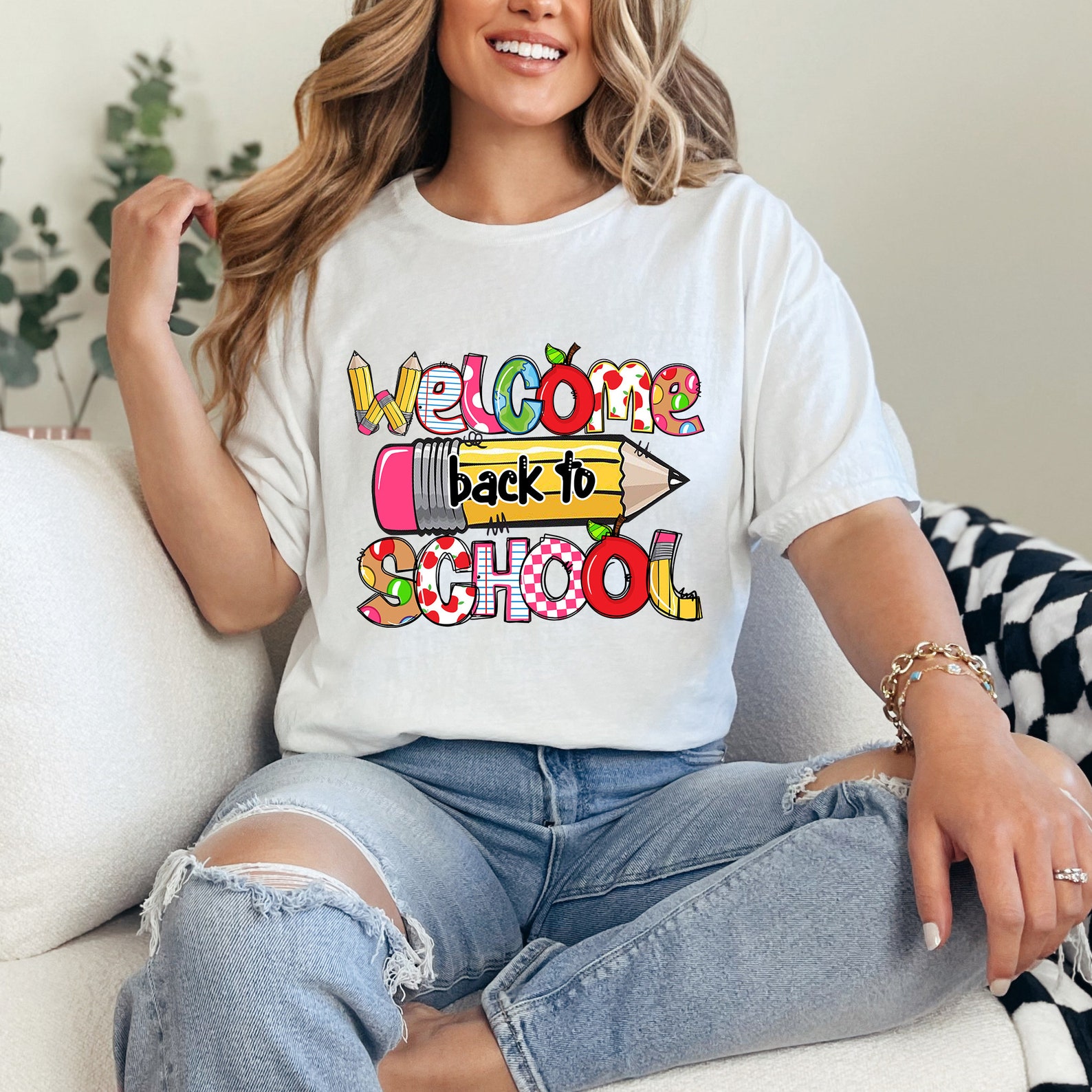 Welcome Back to School Png, Doodle Teacher Png,first Day of School Png ...