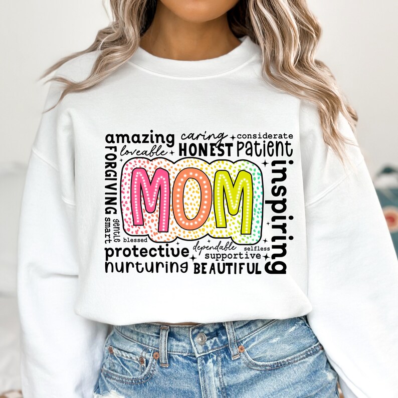She is Mom PNG, Retro Mother PNG, Blessed Mom Png, Mom Shirt, Mom Life ...