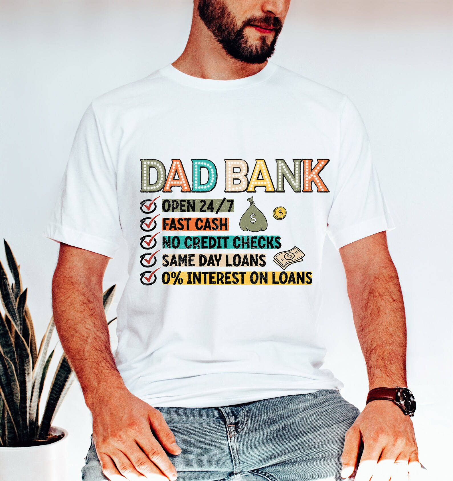 Bank of Dad Png, Father's Day Png, Funny Dad PNG, Fatherhood Png, Dad ...