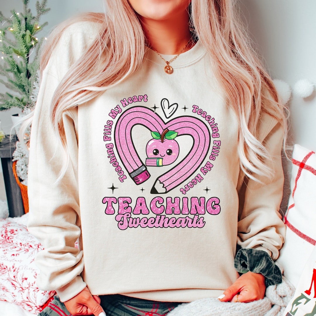 Valentine Teacher PNG, Glitter Teacher Shirt Design, Teacher Life PNG ...