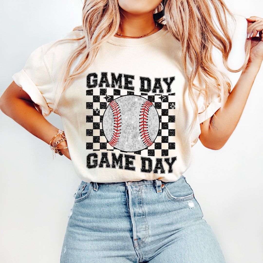 Sparkly Baseball PNG, Glitter Game Day PNG, Sublimation Design, Digital ...