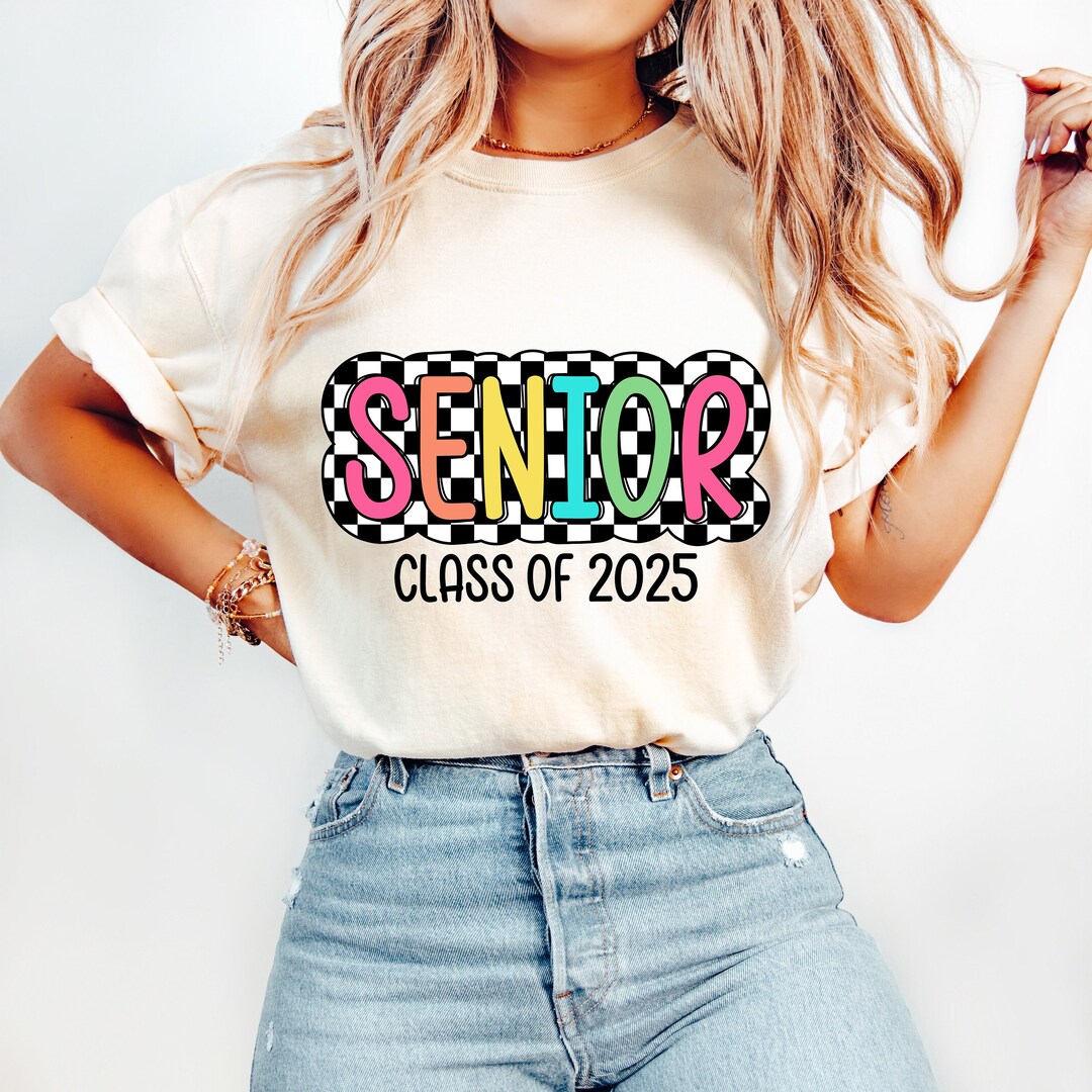 Senior 2025 PNG, Retro Graduation PNG, Sublimation Design, Digital ...