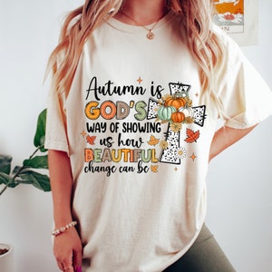 Christian Fall Png, Fall Cross Png, Fall Shirt Design, Religious Jesus ...