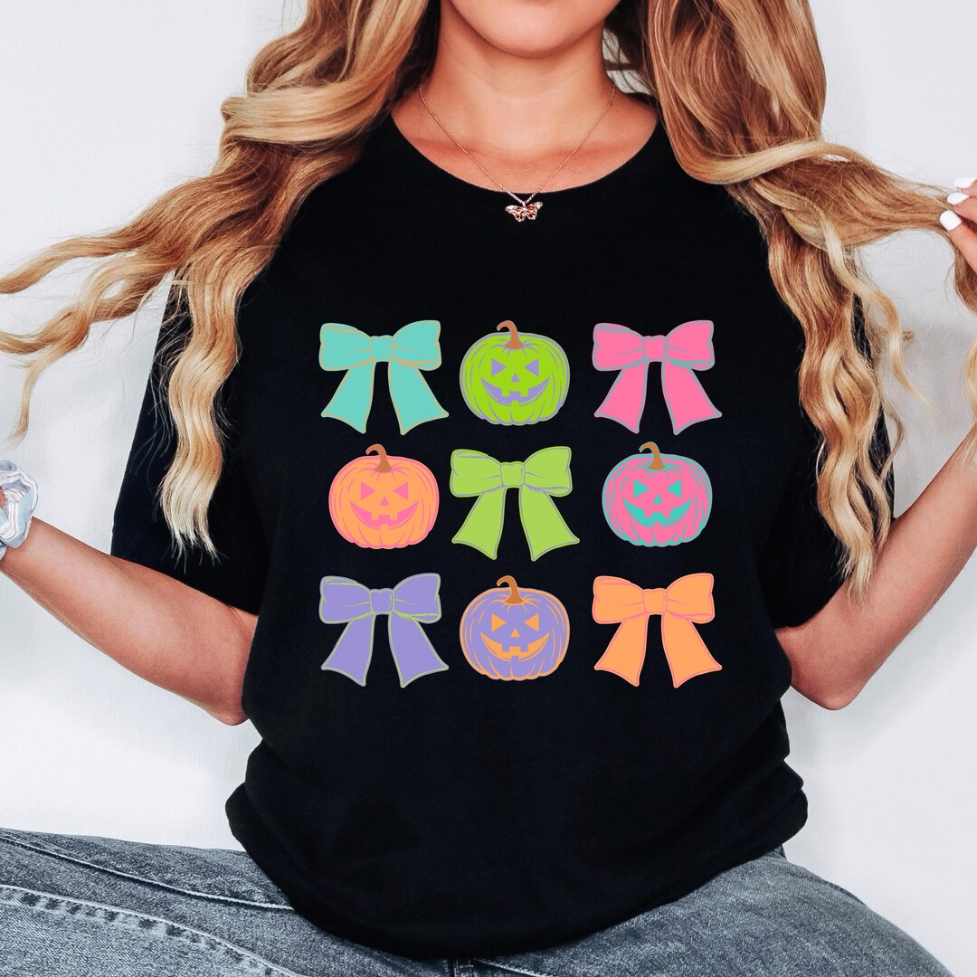 Halloween Jack-o-lantern Pumpkins PNG, Halloween Coquette Png, Pastel ...