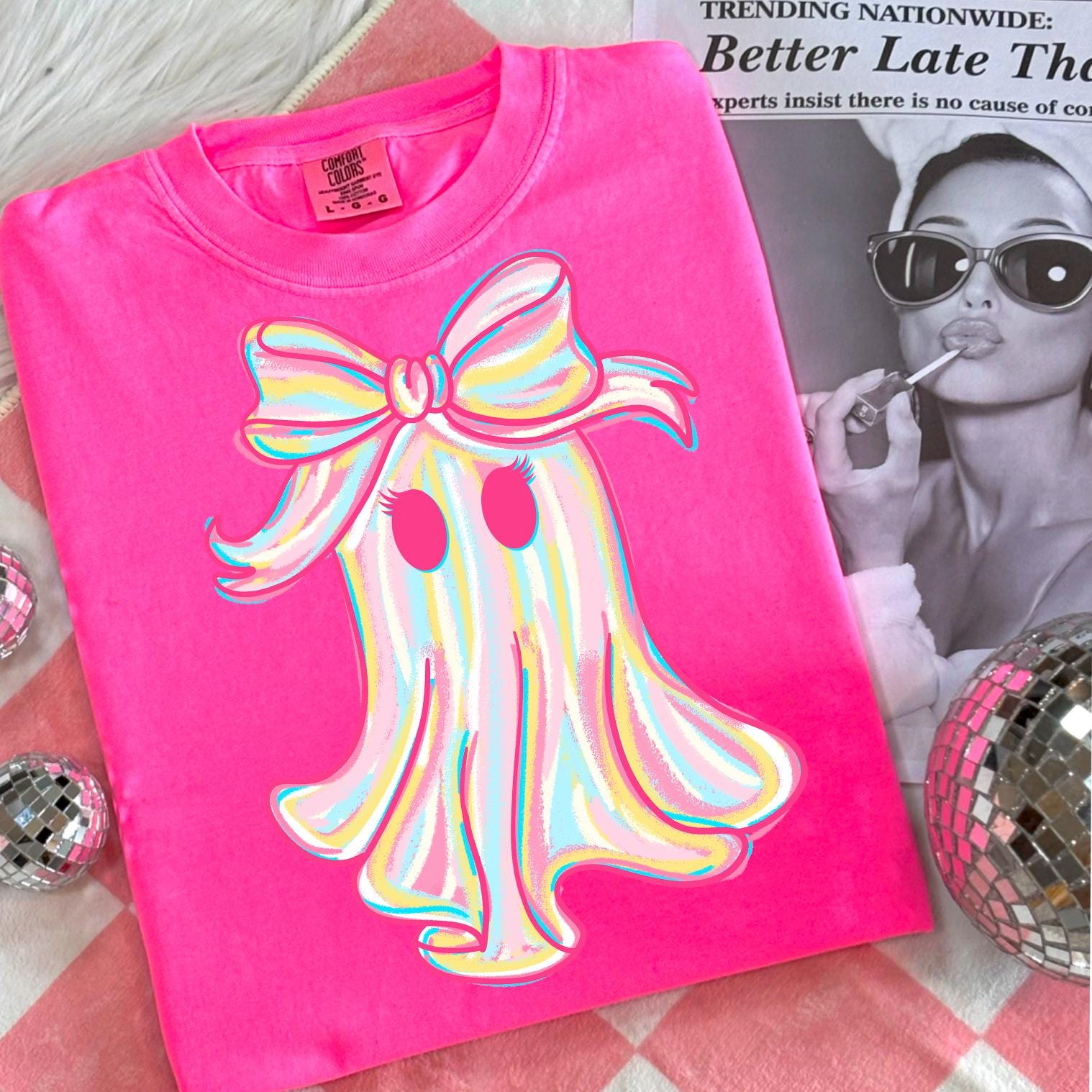 Preppy Pink Ghost Png, Halloween Ghost Coquette Png, Spooky Season Png ...