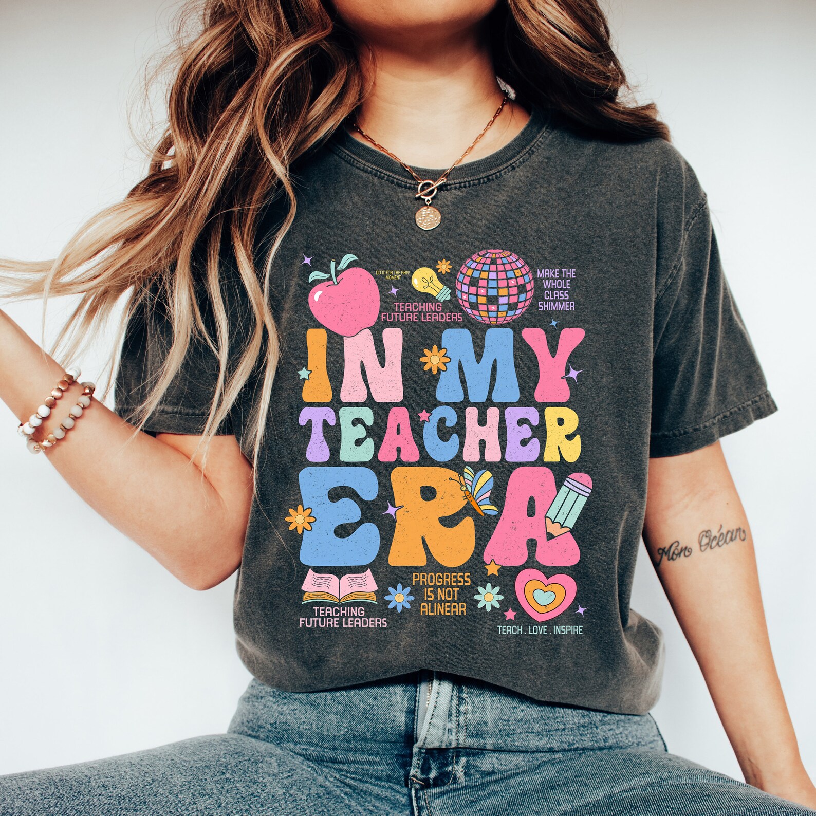 Teacher PNG, Teacher Shirt Design, Teacher Life PNG, in My Teacher Era ...