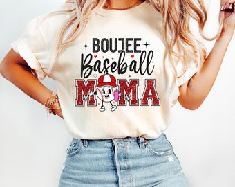 Boujee Baseball Mama PNG, Glitter Baseball PNG, Sublimation Design ...
