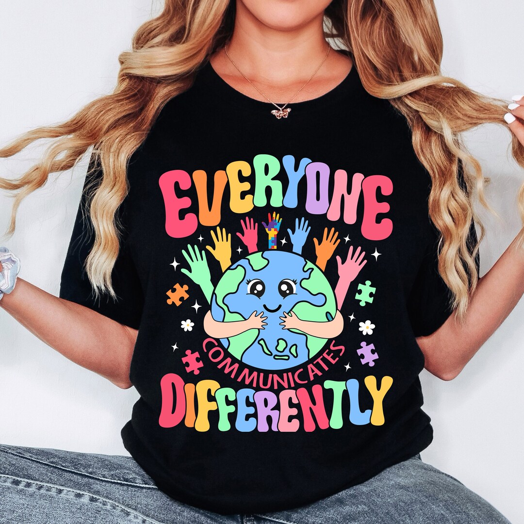 Everyone Communicates Differently Png, Autism Awareness Png, Autism ...