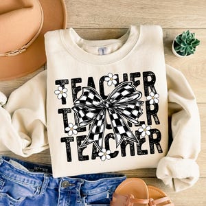 Retro Teacher Png, Coquette Teacher Png, Back to School Png, Teacher ...