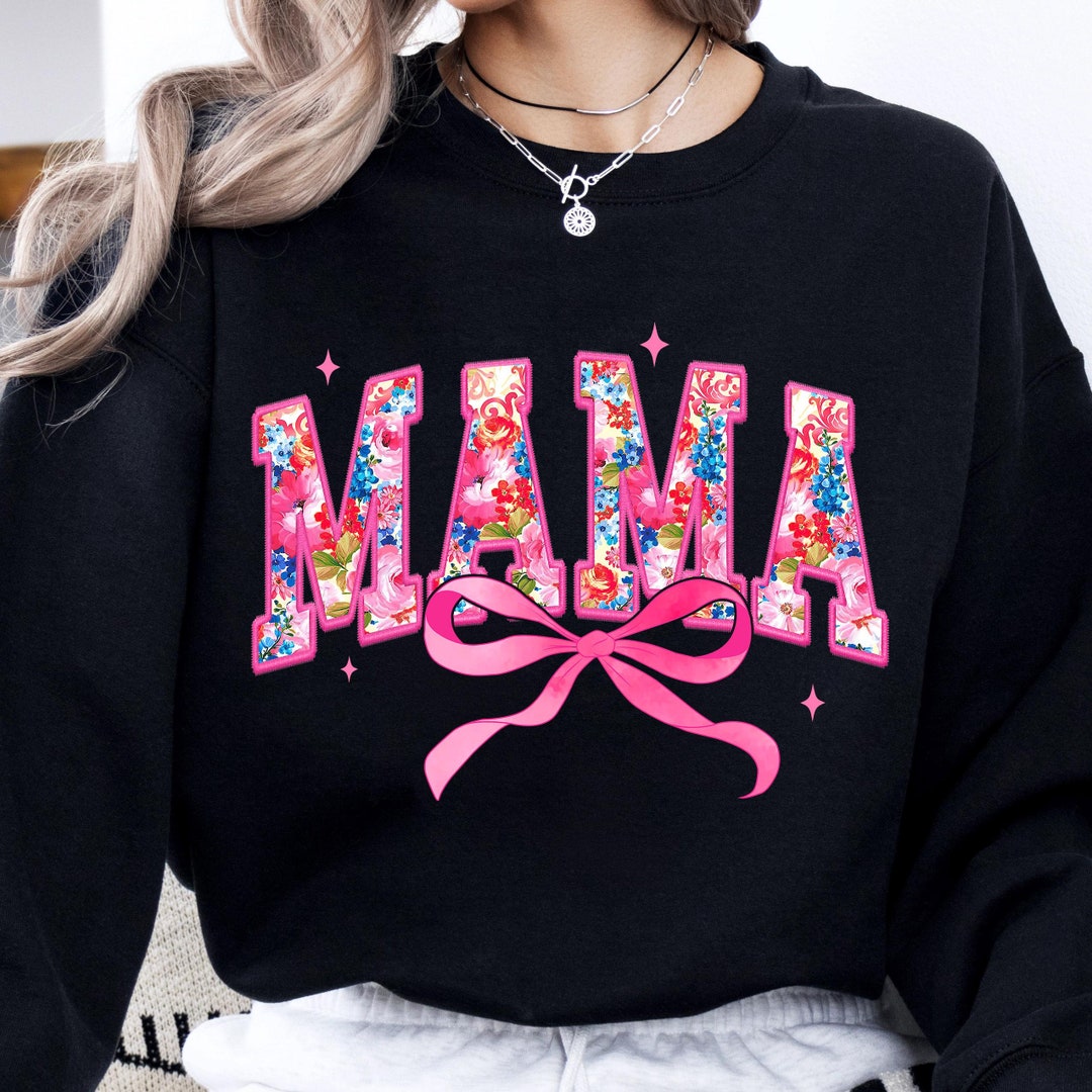 Pink Mama Coquette Png, Mama Png, Floral Mama Chinoiserie Png, Mama ...