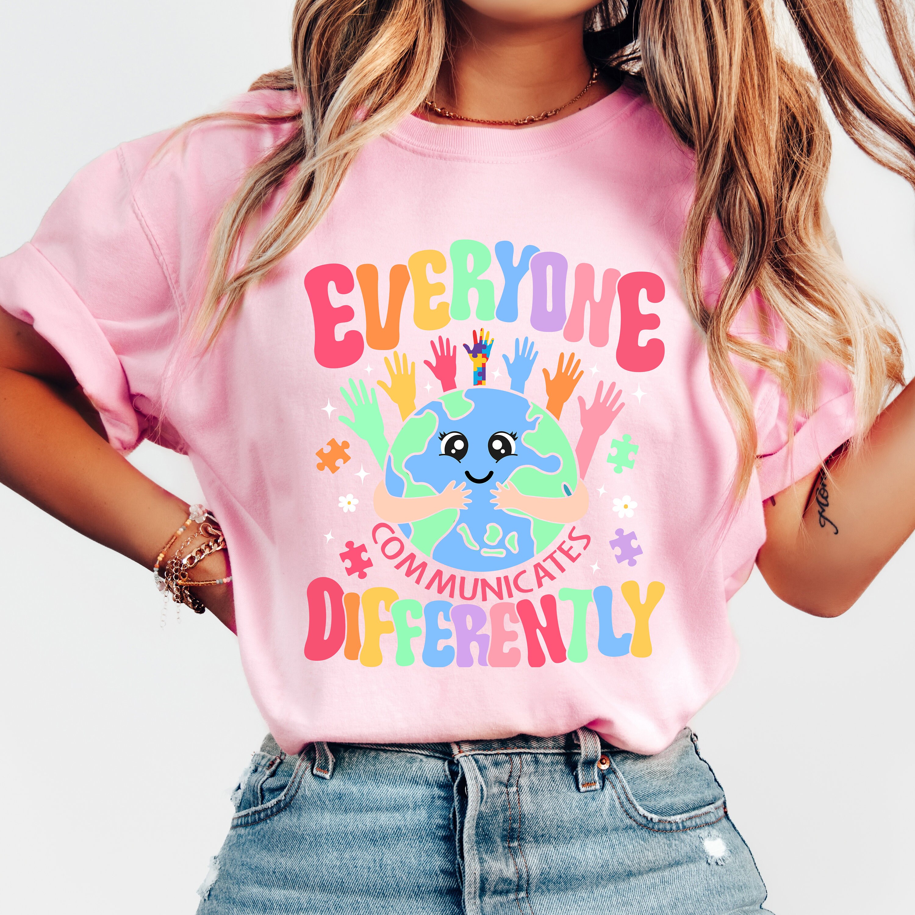 Everyone Communicates Differently Png, Autism Awareness Png, Autism ...