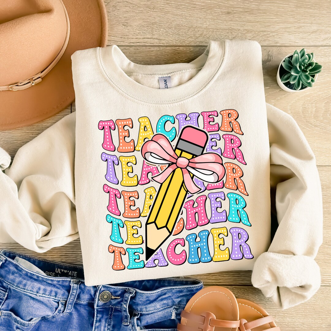 Coquette Teacher Png, Back to School Png,first Day of School,teacher ...