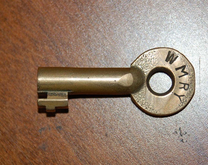 Western Maryland Railway Brass Switch Key by Adlake - Etsy