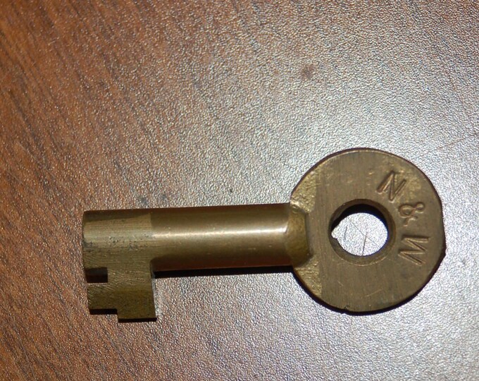 Norfolk and Western Railroad Brass Switch Key by Adlake - Etsy