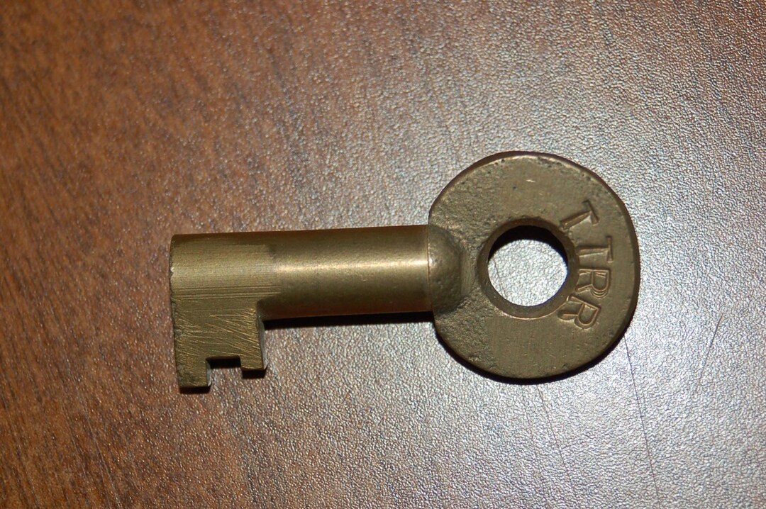 Toledo Terminal Railroad Brass Switch Key by Adlake. - Etsy