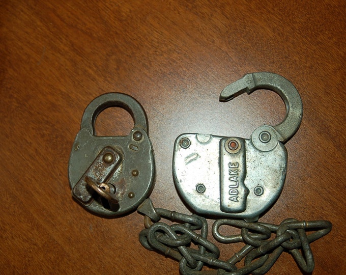 Two Different Jersey Central Lines Locks With One Operating Key. - Etsy