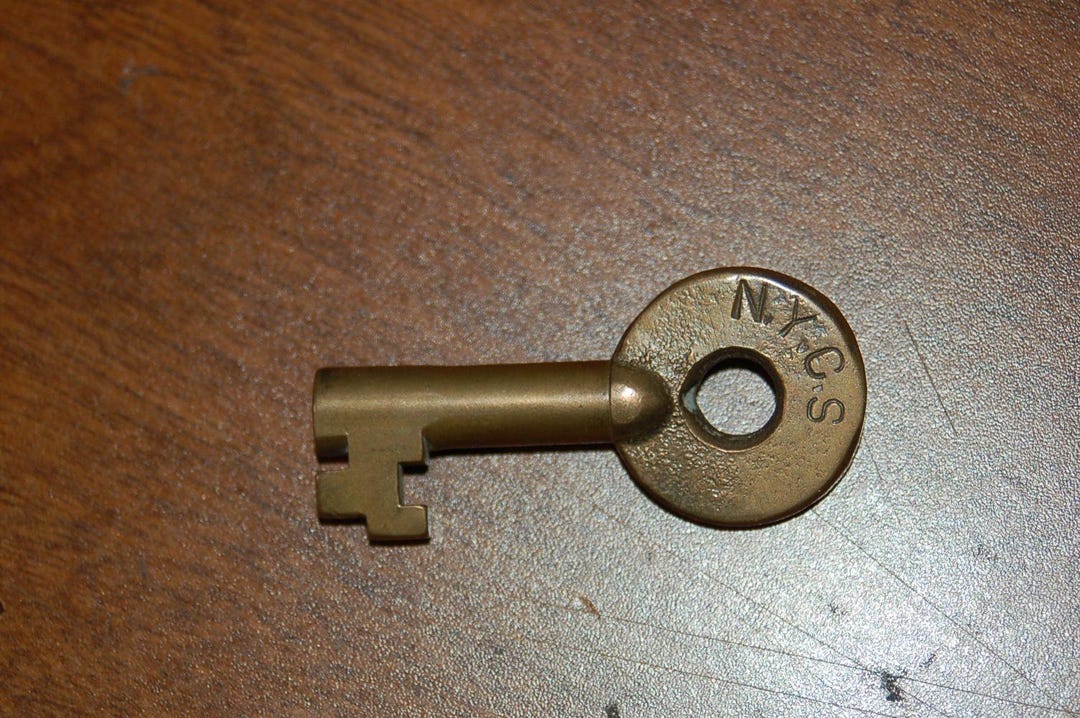 New York Central System Brass Switch Key by Adlake - Etsy