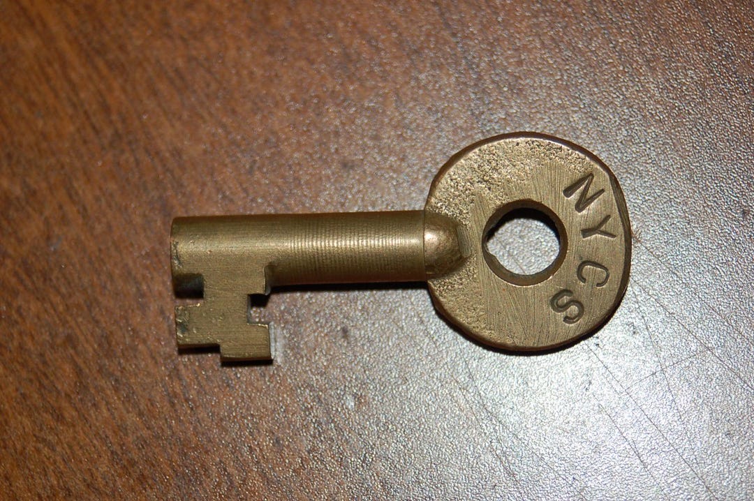 New York Central System Brass Switch Key by Adlake - Etsy