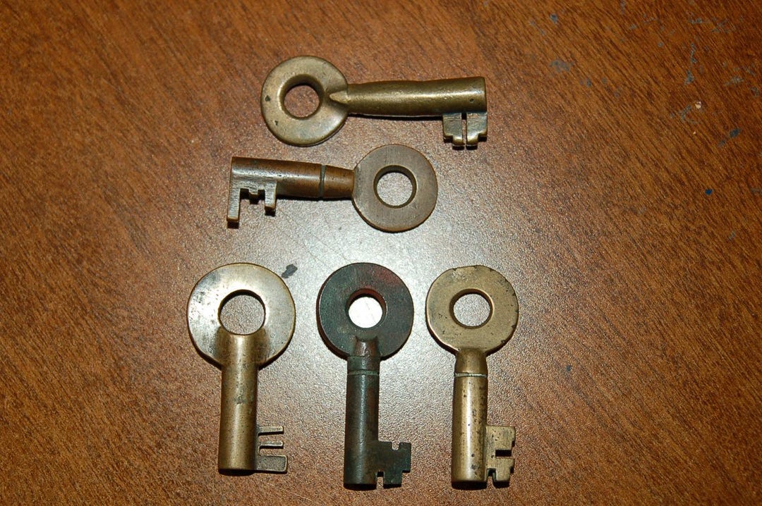 Five Unmarked Railroad Switch Keys - Etsy