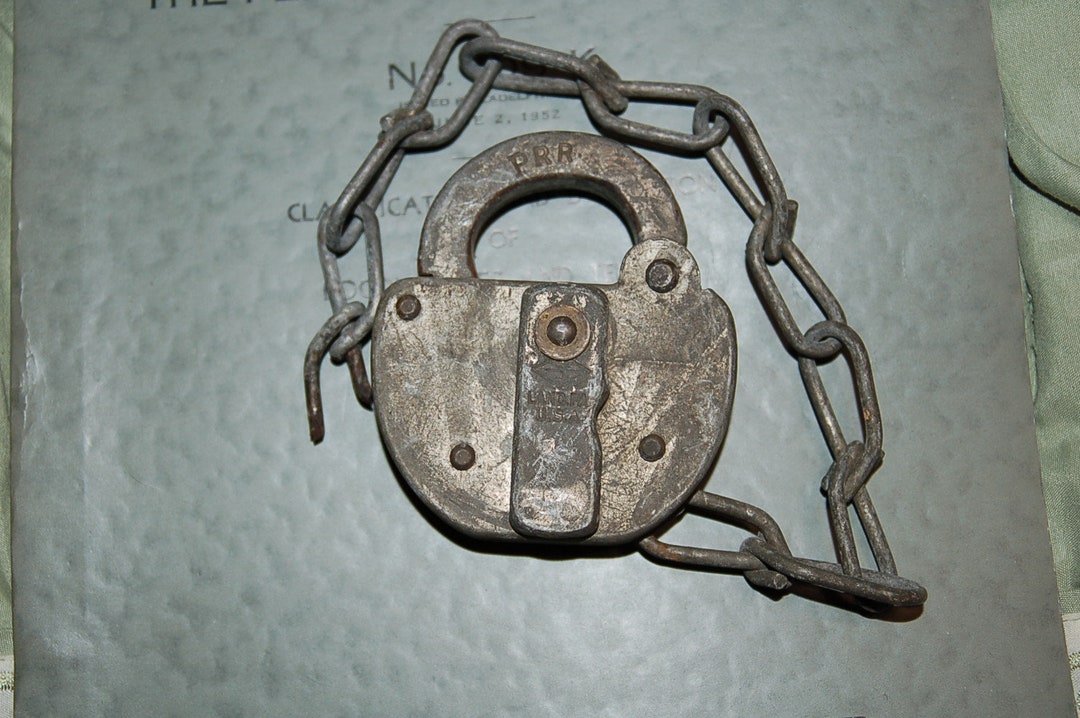 PRR Slaymaker Steel Switch Lock From Last Year of the PRR 1968 - Etsy