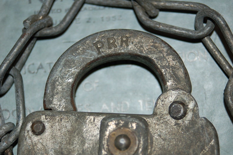 PRR Slaymaker Steel Switch Lock From Last Year of the PRR 1968 - Etsy