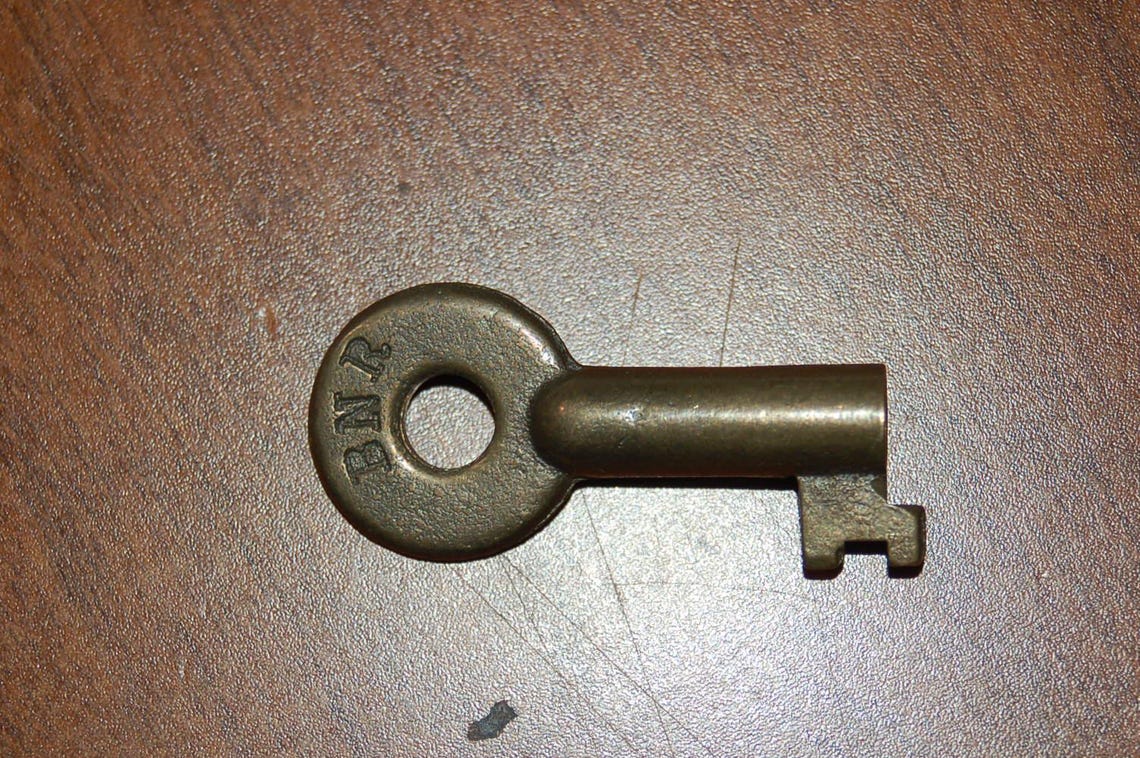 Burlington Northern Railroad Switch Key by Keline - Etsy