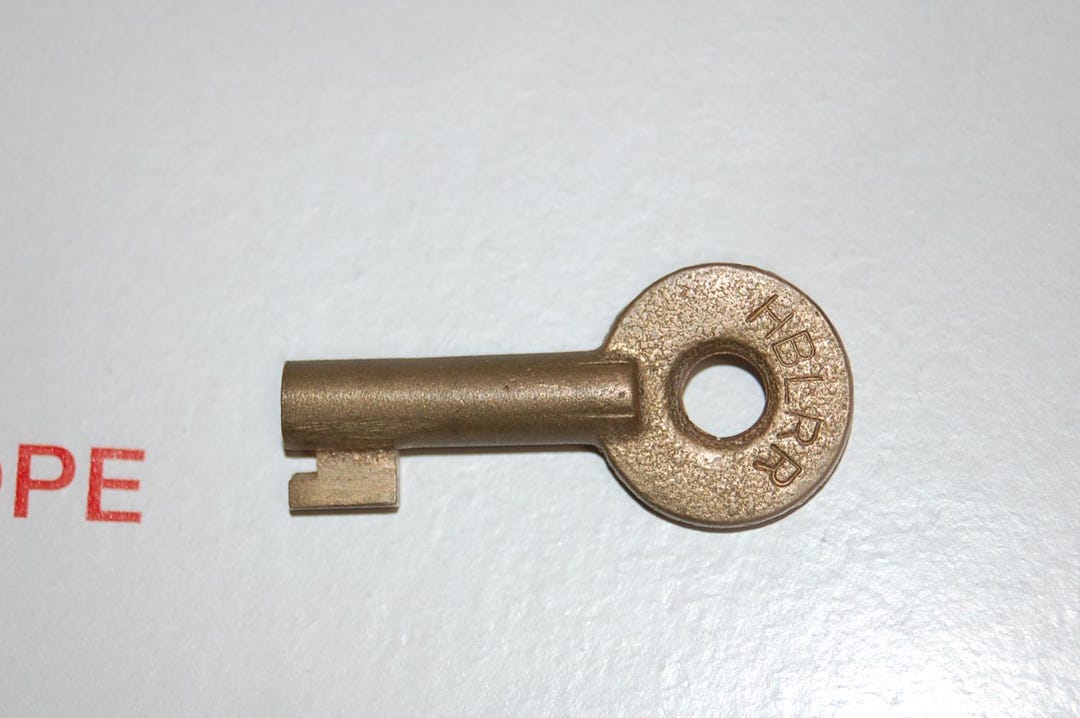 Harbor Belt Line Brass Switch Key by Adlake - Etsy