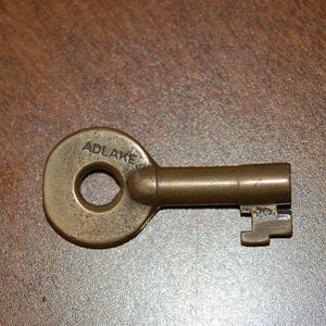 New York Central System Brass Switch Key by Adlake - Etsy