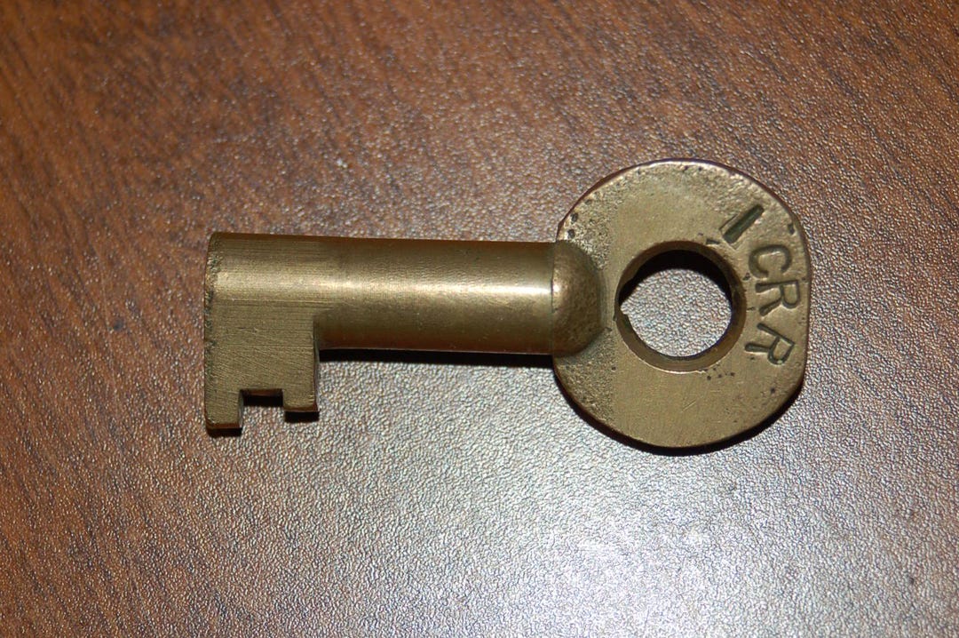 Illinois Central Railroad Brass Switch Key by Adlake - Etsy
