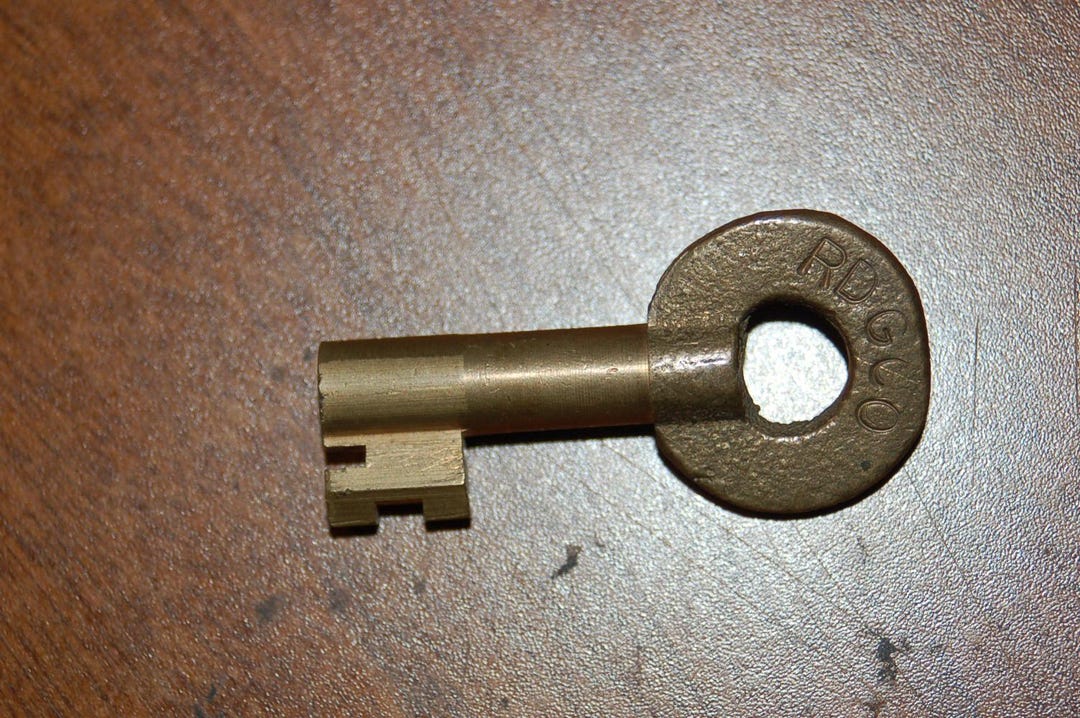 Reading Company Brass Switch Key by Adlake last Issue - Etsy