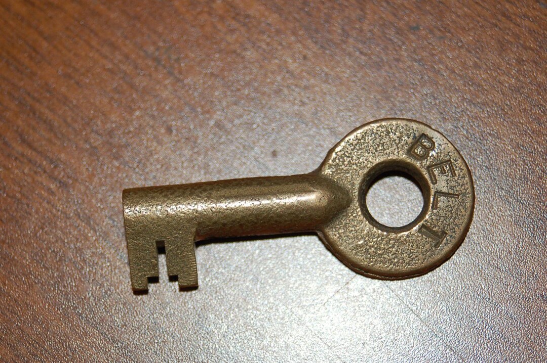 Belt Railroad Brass Switch Key by Adlake - Etsy