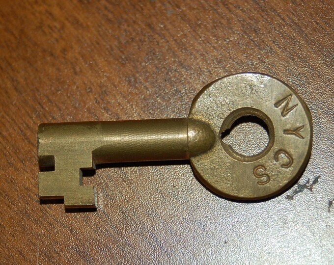 New York Central System Brass Switch Key by Adlake - Etsy