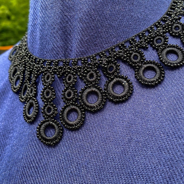 Crochet Beaded Necklace - Etsy