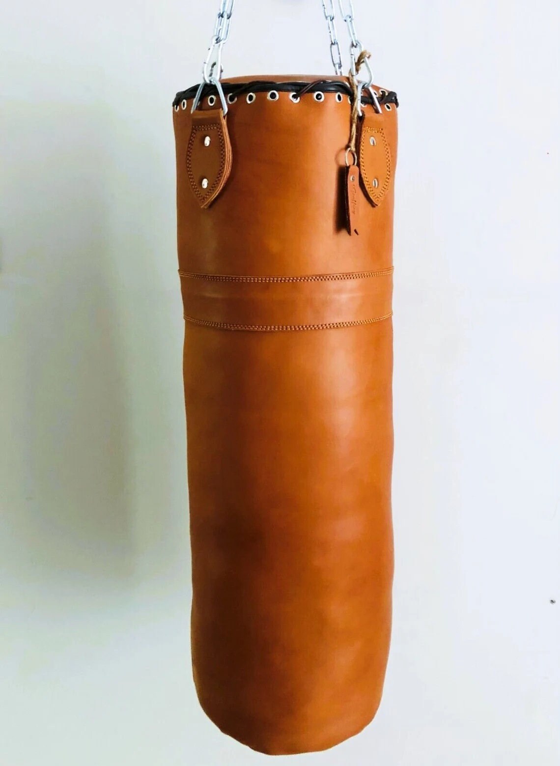 Professional Vintage Leather Punching Bag Handmade Leather Punching Bag ...