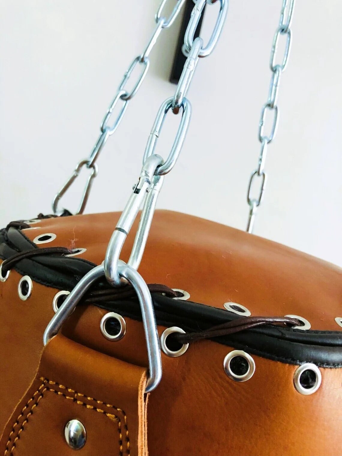 Professional Vintage Leather Punching Bag Handmade Leather Punching Bag ...