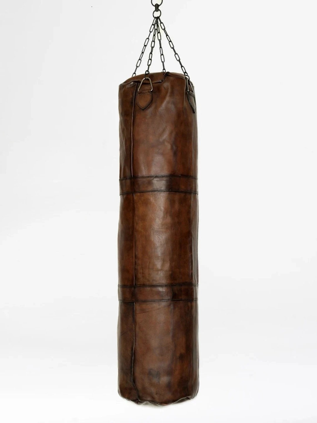 Professional Vintage Leather Punching Bag Handmade Leather Punching Bag ...