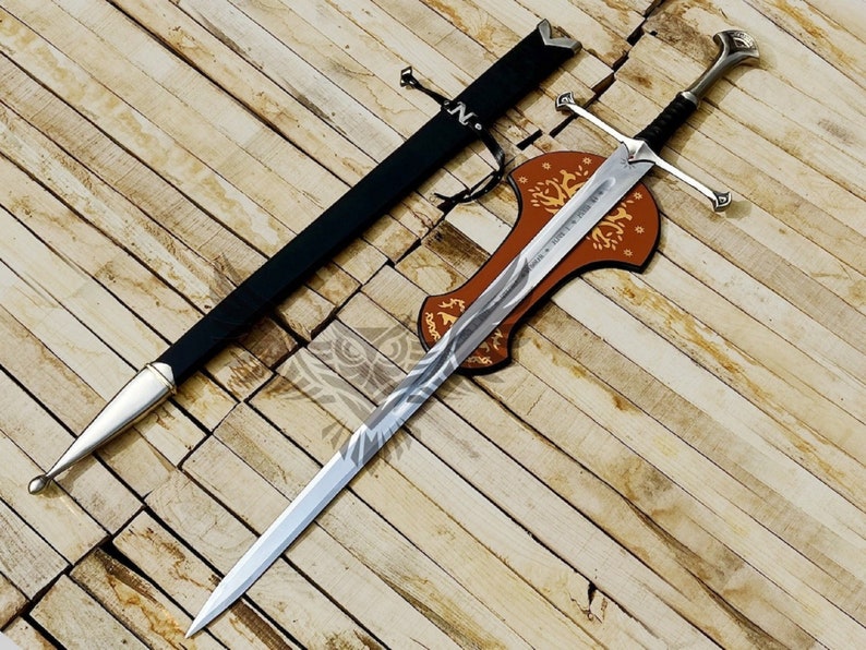 Upgraded ANDURIL Sword of Strider, Custom Engraved Sword, LOTR Sword ...