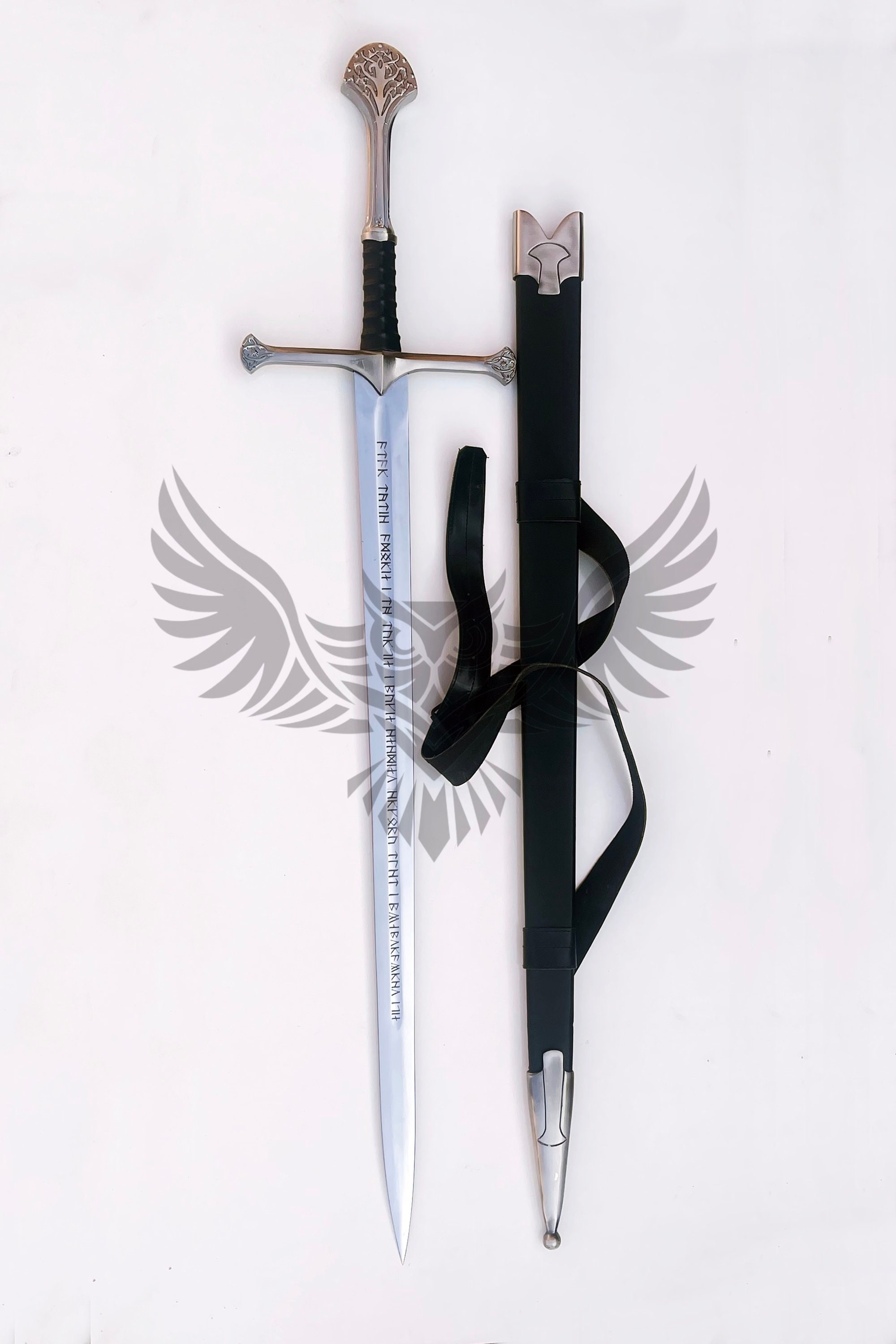Upgraded ANDURIL Sword of Strider, Custom Engraved Sword, LOTR Sword ...