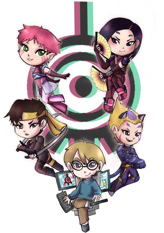Code Lyoko Paper Stickers | Etsy
