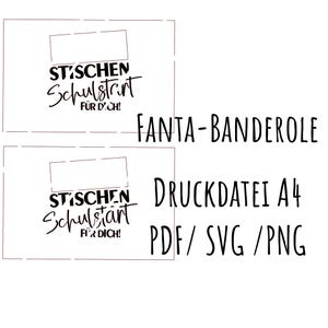 DIGITAL Print File Fanta Banderole | Back to School | Back to School ...