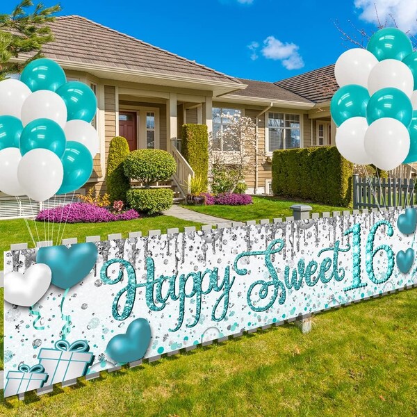 Sweet 16 Banner - Etsy